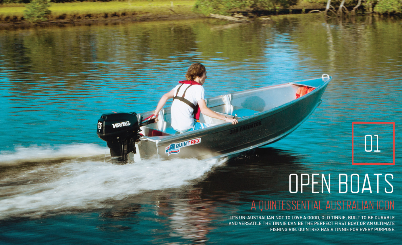 Quintrex 70th Anniversary Catalogue - Sin Design + Branding